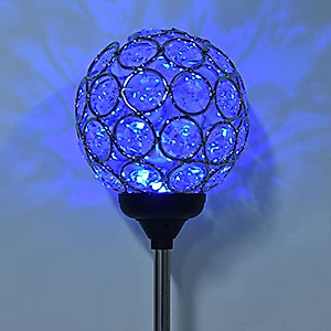 Solar Garden Lights, Ground Plug IP65 Waterproof 78cm/30.71in Height Automatic Lighting Romantic Outdoor Decorative Lights for Homes Porches Fences Terraces