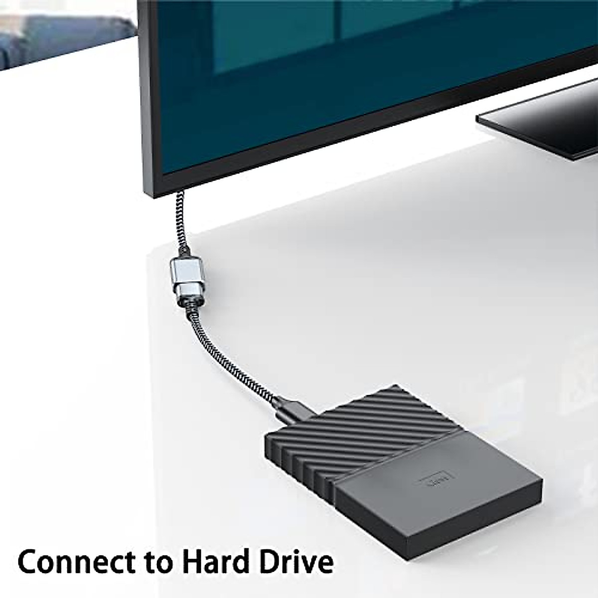 DteeDck USB 3.0 Extension Cable 6.6ft, USB A Extension Cord Braided Extender, USB to USB Extender Cable Male to Female 5Gbps Fast Data Transfer for USB Keyboard Mouse Flash Drive Hard Drive