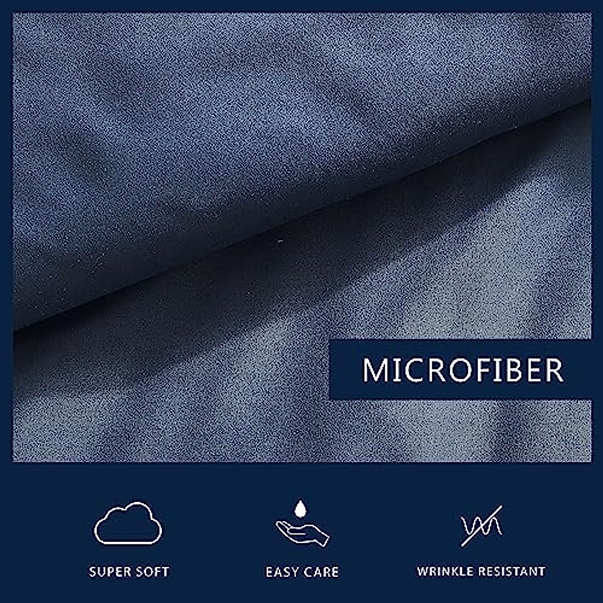 Nautica - Full Bed Set, Reversible Comforter Set, Includes Bonus Sham(s), Fitted Sheet, Pillowcase(s) and Laundry Bag, Dorm Room Essentials (Harmead Navy, Full)