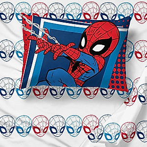 Jay Franco Marvel Super Hero Adventures Go Spidey Toddler 5-Piece Bedding Bundle- Includes Bed Set, Pillowcase