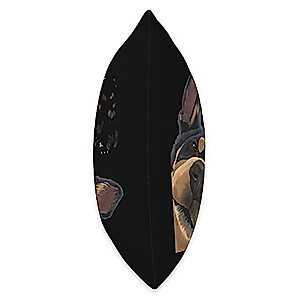 Australian Kelpie Gifts Funny Curious Dog Australian Kelpie Throw Pillow, 16x16, Multicolor