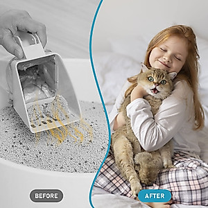 Lisyee 120 Count Waste Drawer Liners Bags Compatible with Litter Box Robot 4, 9-11 Gallons Litter Box Liners Plus 6 Pack Activated Carbon Filter