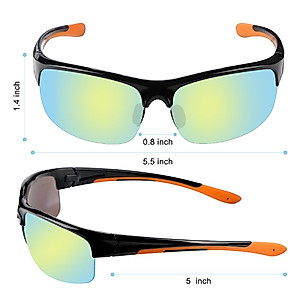 Apollo Horticulture Grow Light Glasses Goggles for Wear Fit Over Glasses for LED Grow Light Room UV400 Grow Room Safety Protective Eyewear for Intense LED Lighting Visual Eye Protection