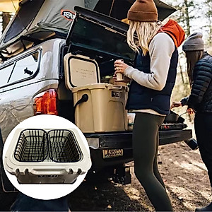 2-Pack Cooler Basket Compatible with Yeti Roadie 24, Dry Goods Wire Cooler Rack Storage Will Keep Smaller Items Dry and Stay Goods High for Roadie 24 Ice Chest Good to Hold Fruit, Utensils, etc