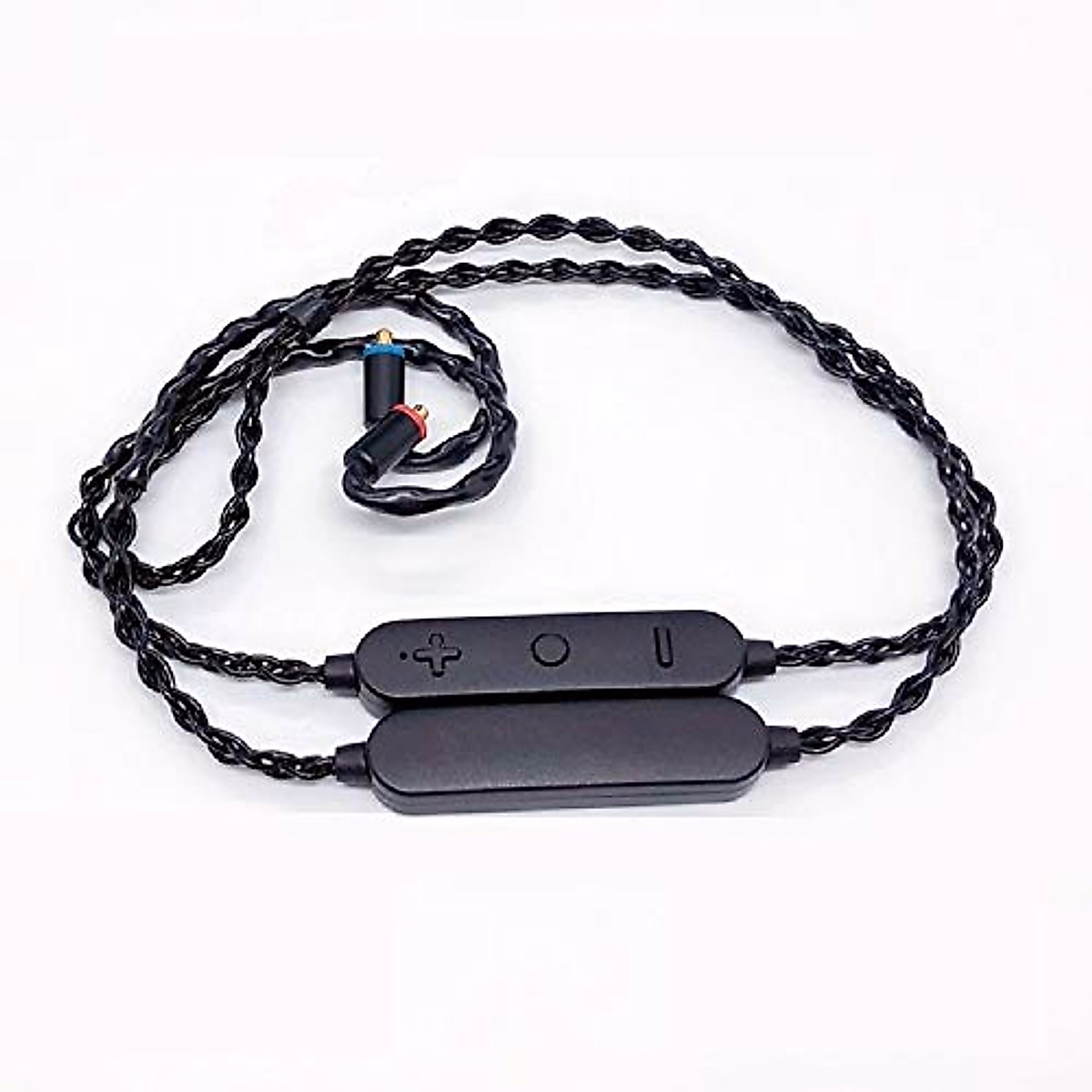 Pizen BT-50 PRO QCC5125 Bluetooth Upgrade Cable,LDAC/aptX Adaptive/aptX-HD/AAC,22H Music Playtime,Bluetooth Silver Plated Detachable Cable,Type-C,Waterproof,with HD Mic (MMCX, Black)