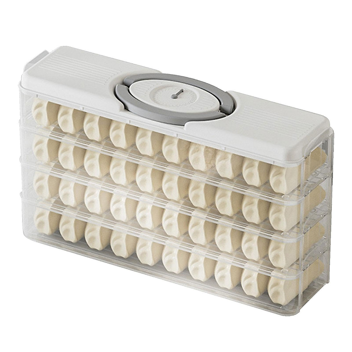 Dumpling Storage Box - Multilayer Household Storage Box, Easy To Use Dumpling Container | Stackable Storage Box With Date Recorder, Space Saving Dumpling Storage Box Suitable For Restaurant Freezer