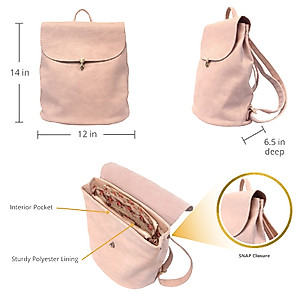 Joy Susan Women's Casual Daypack Colette Backpack One Size