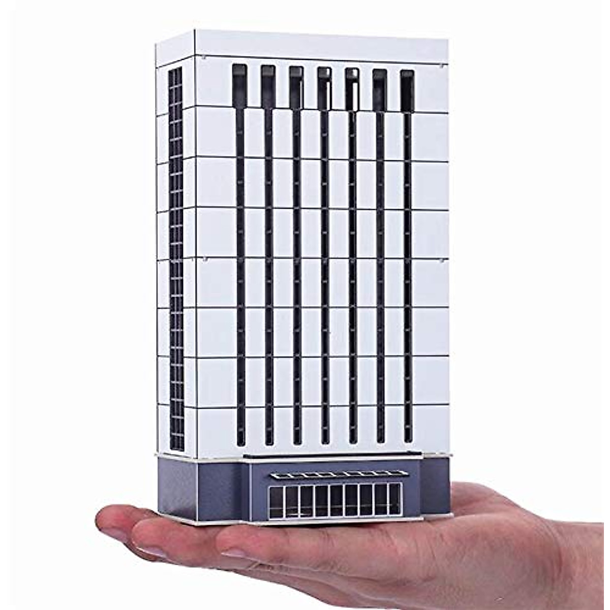 EatingBiting（R） N Scale 1/150 1/160 Modern Enterprise Government Skyscraper Buildings Models Realism Scene for DIY Sand Table Garden Micro Landscape Ornaments Decor Supply DIY Player Spray Painting