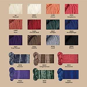CIRCULO Supreme Merino Wool Yarn - 100% Brazilian Merino - Washable, Soft, Warm, and Luxurious - Perfect for Knitting & Crochet - Chunky - 73yds / 3.52oz (4095 - Rum)