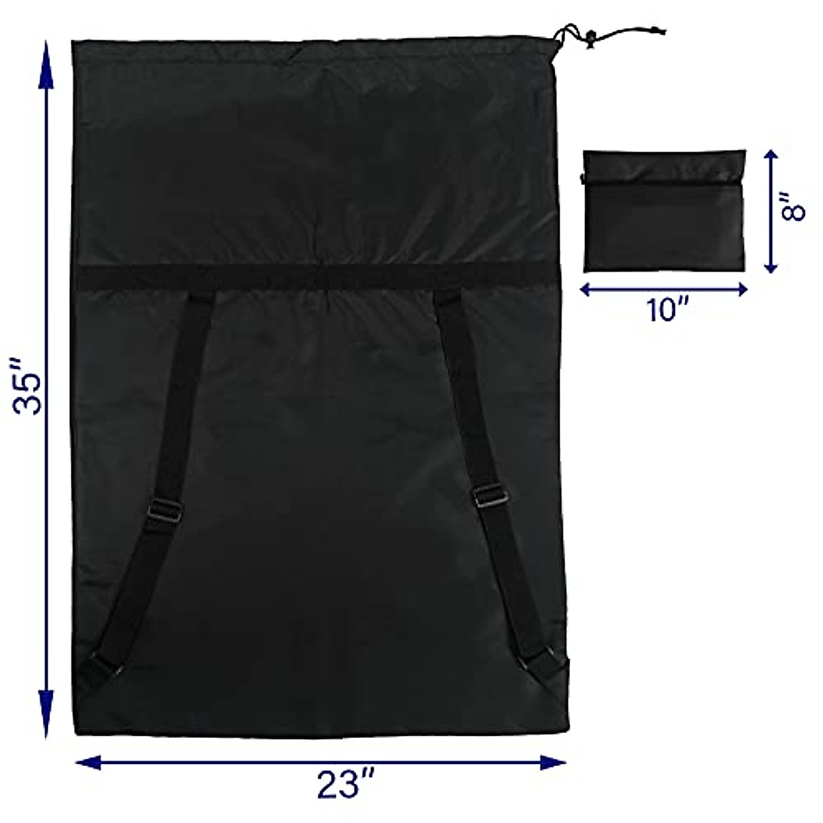 Casaphoria Laundry Bag Backpack xl for College,Travel Dirty Laundry Bag Extra Large for Suitcase,Camping Waterproof Foldable Lightweight Backpack Heavy Duty, Dorm Students Backpack for Luggage