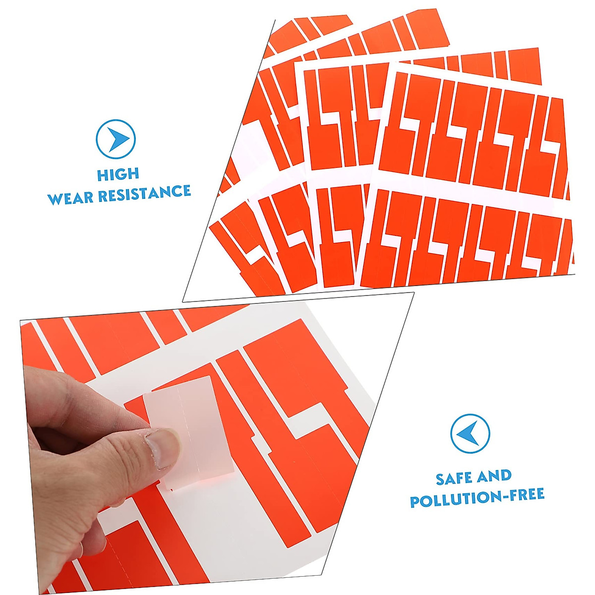 NOLITOY 60 Sheets Network Cable Label Sticker Wire Labels Cord Labels Tags Self- Adhesive Cable Marker Heat Shrink Wire Label Cable Tags Wire Tags Stickers Computer Cable Synthetic Paper