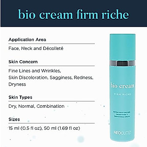Neocutis Bio Cream Firm Riche - Extra Moisturizing Smoothing & Tightening Cream - 50ml