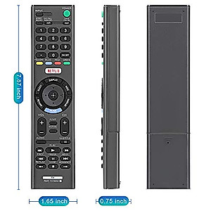 Gvirtue RMT-TX102U Universal Replacement Remote Control for Sony Bravia HDTV LCD LED UHD Smart TV