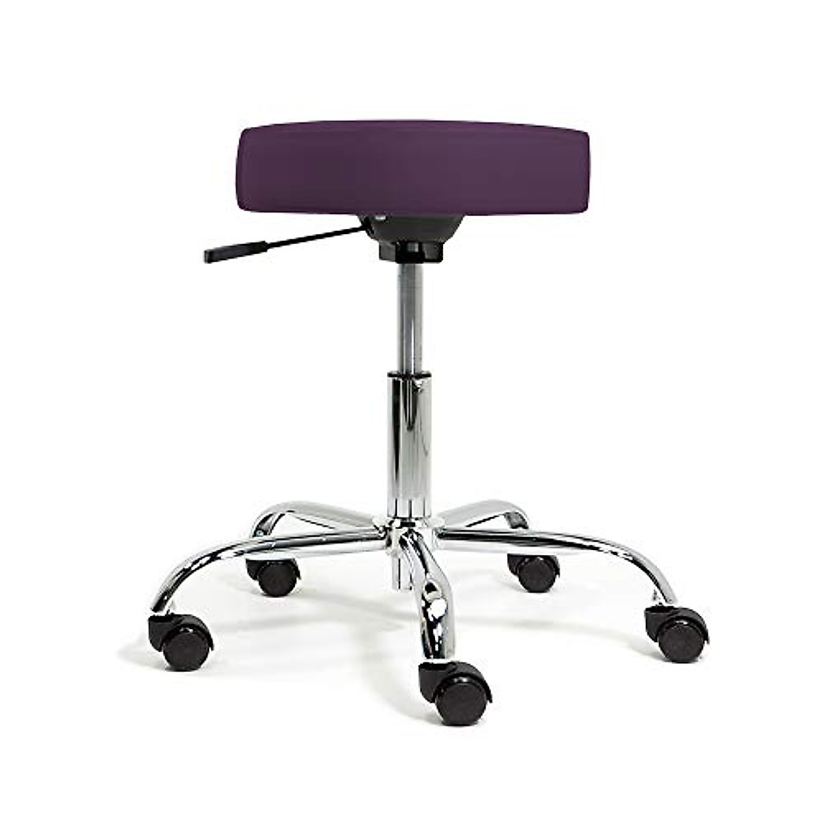 EARTHLITE Pneumatic Rolling Stool - Commercial Grade, Adjustable, CFC-Free, No leaking - Spa, Massage & Medical Chair