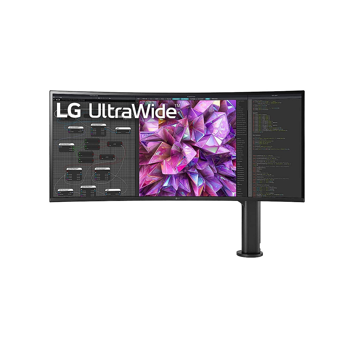 LG LED Curved-Display 38WQ88C-W - 95.29 cm (37.5") - 3840 x 1600 UWQHD+
