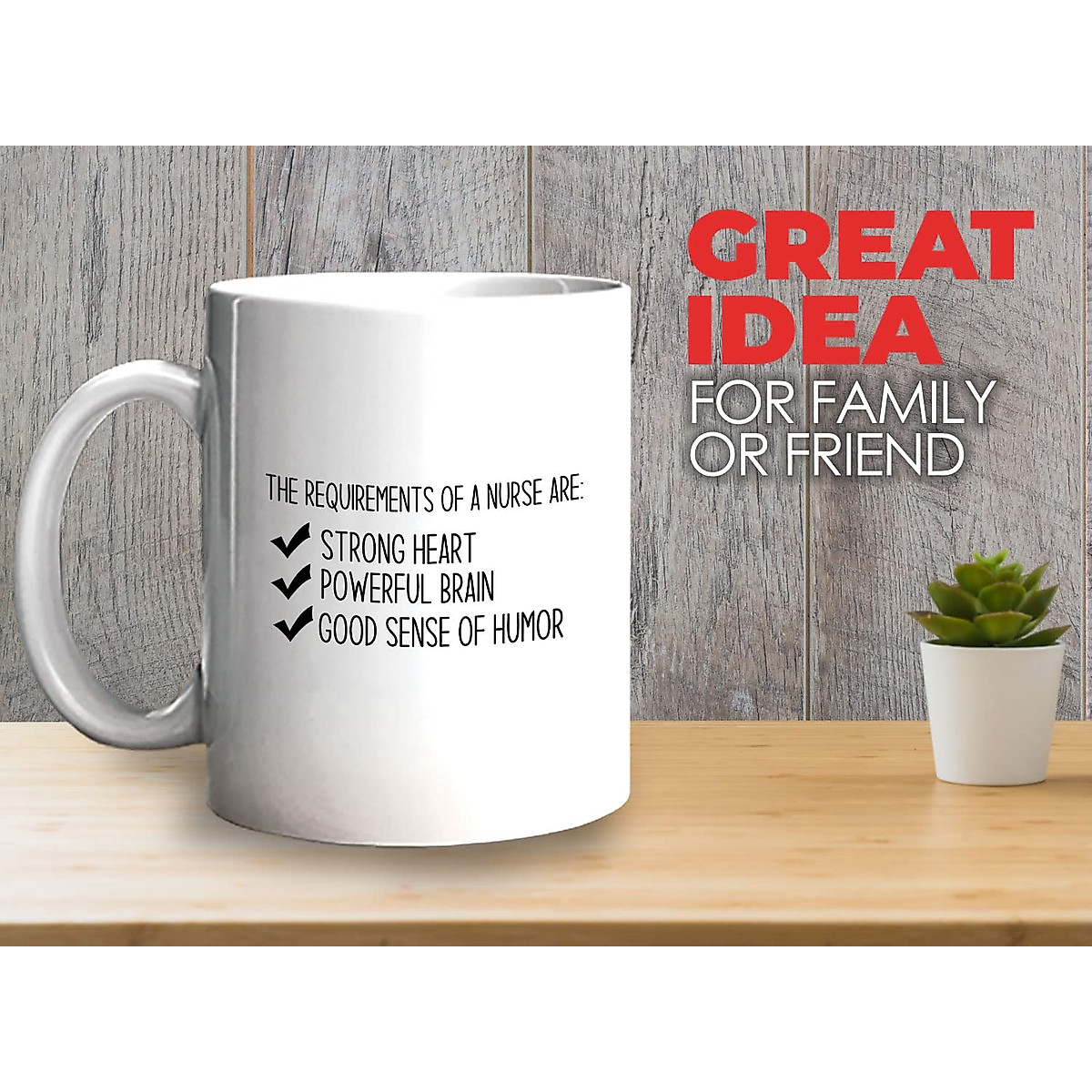 Bubble Hugs Nurse Coffee Mug 11oz White - The Requirements - Labor Clinical Certified Nursing Assistant Surgical Emergency Oncology Practitioner