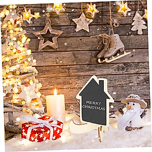 MAGICLULU 10pcs Erasable Message Board Chalkboard Signs Place Blackboard Chalkboard Label Signs Countertop Chalkboard Sign Food Signs Centerpiece Table Decorations Mini Memo Board Wood