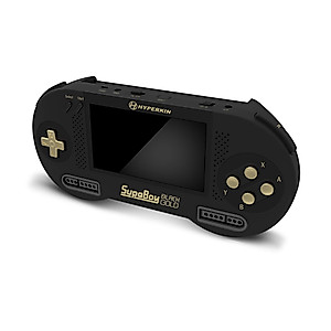 Hyperkin SupaBoy Blackgold Portable Pocket Console for Super NES/Super Famicom - Super NES