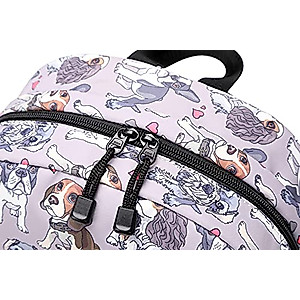 Wadirum Children Cute School Bookbag Lightweight Backpack for Kids Dog