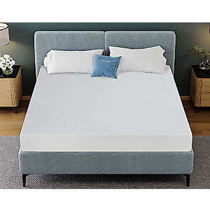 Green Tea Full Size Mattress, 8 Inch Gel Memory Foam Full Mattress Cooling Mattress Pad, CertiPUR-US Certified Mattress Full Size Bed for Kids/Adults, Bed-in-a-Box/Pressure Relieving, Full