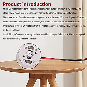 V TELESKY 10Pcs 1.5V 3V 6V 7000rpm Small Micro DC Generator Mini Electric Motor with Wire for DIY Toys Wind Turbine Generator