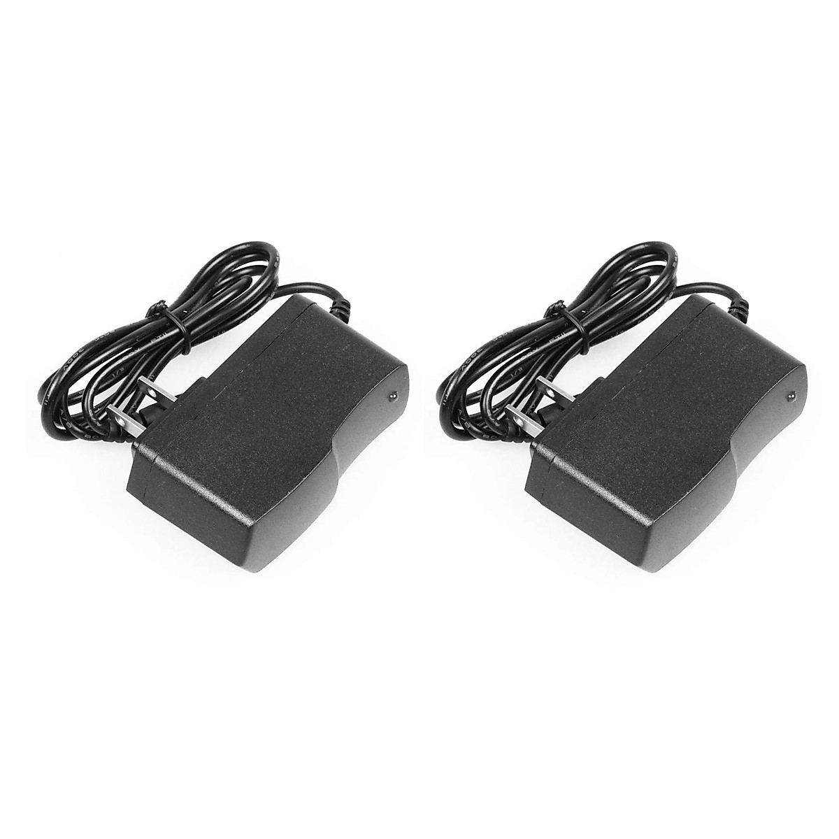 NOYITO 3V 1A Power Adapter AC110V 100-240V to DC 3.0V 1000mA 3.0W Power Supply Black Cable Length 4.5ft (Pack of 2)