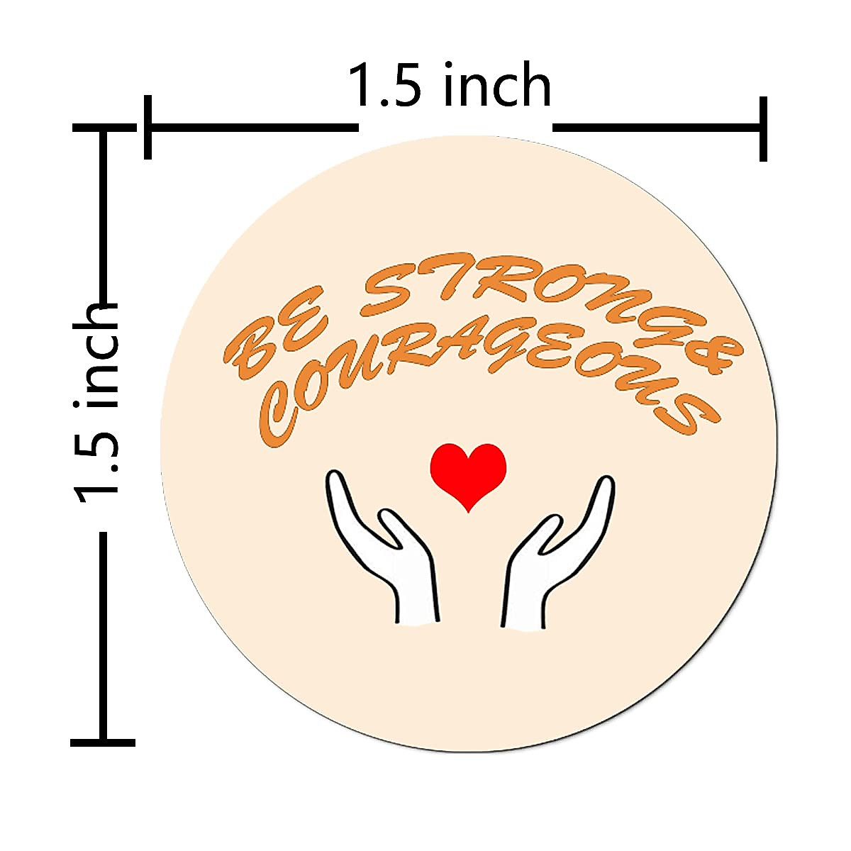 1.5 Inch Thinking of You Stickers 4 Unique Designs Greeting Envelope Seals,Friendship Stickers,Evelope Seals.