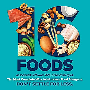 SpoonfulONE Early Allergen Introduction Crunchy Puffs | Smart Feeding Snack Food for an Infant or Baby 9+ Months | Certified Organic (Homestyle Ranch, 28 Pack)