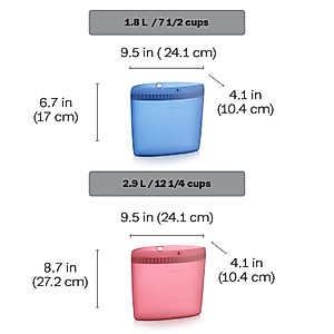 Tupperware Ultimate Silicone 4-Bag Food Storage Set