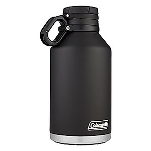 Coleman Insulated Stainless Steel Growler, Black, 64 oz.