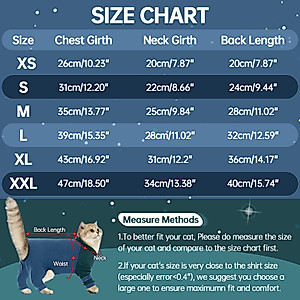 Sticky Hair Cat Clothes,Cat Recovery Suit Cat Pajamas for Cats Only, Sphynx Hairless Cats Sweater, Kitten Hair Sticky Onesie Cat Turtleneck, Anti-Licking or Skin Disease Recovery Suit for Cats