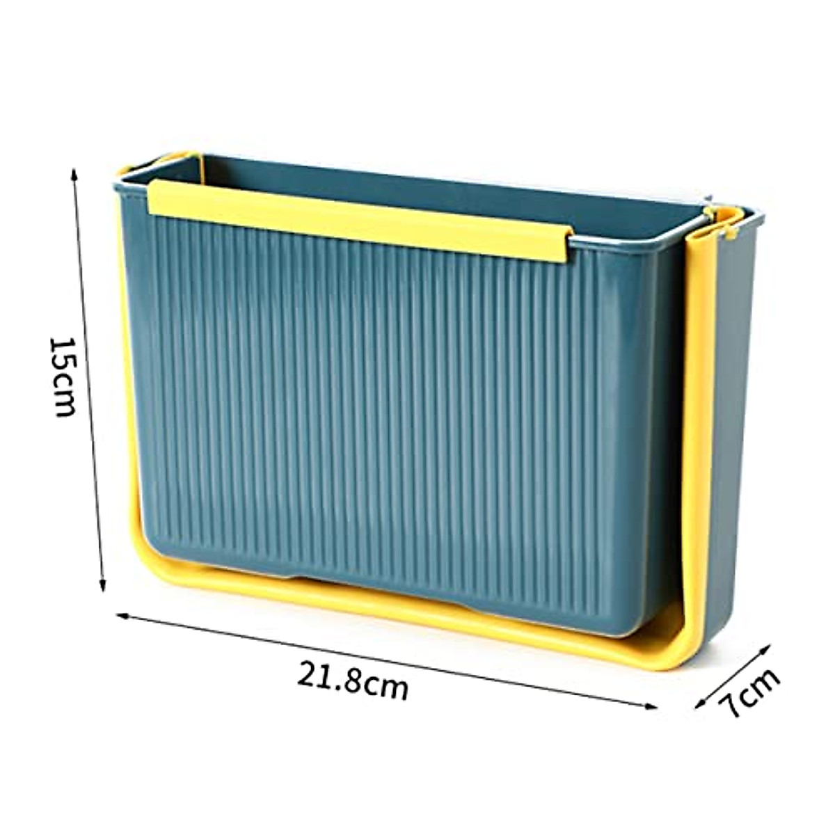 ARTIBETTER 3pcs Foldable Folding Wastebasket Basket Saving Mounted Door Can Supplies Hanging Closable Car Kitchen Cabinet Small Home Bathroom Container Bedroom Mini for Recycling Bucket