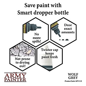 THE ARMY PAINTER APS Warpaints: Wolf Grey (18ml. /0.6Oz.)
