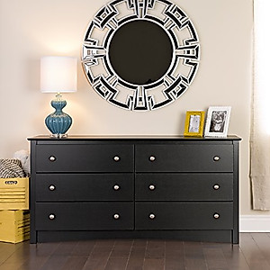 Black Sonoma 6 Drawer Dresser & Black Sonoma 5 Drawer Chest