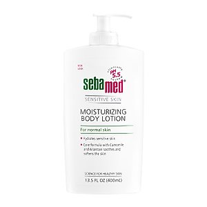 seba med Moisturizing Lotion with Pump pH 5.5 for Sensitive Skin Dermatologist Recommended Moisturizer 13.5 Fluid Ounces (400 Milliliters)