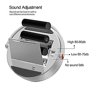 Digital Kitchen Timer, Visual Timer, Magnetic Countdown Countup Timer with Large LED Display, Digital Timer, Handy for Cooking, Exercising, Teaching, Easy for Children and Elderly (White)
