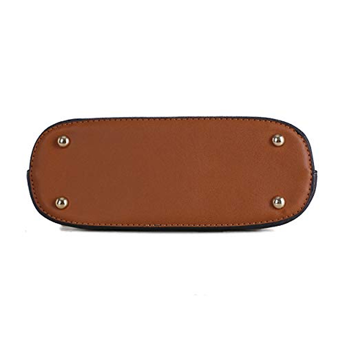 SG SUGU Lightweight Medium Dome Crossbody Bag with Tassel | Plaid Pattern | Brown/Brown