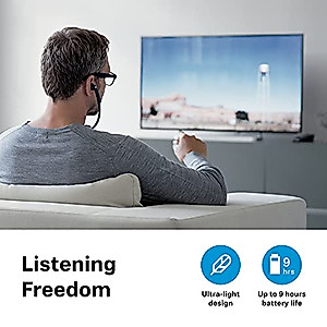 Sennheiser RS 2000 Digital Wireless Headphone for TV Listening - Black