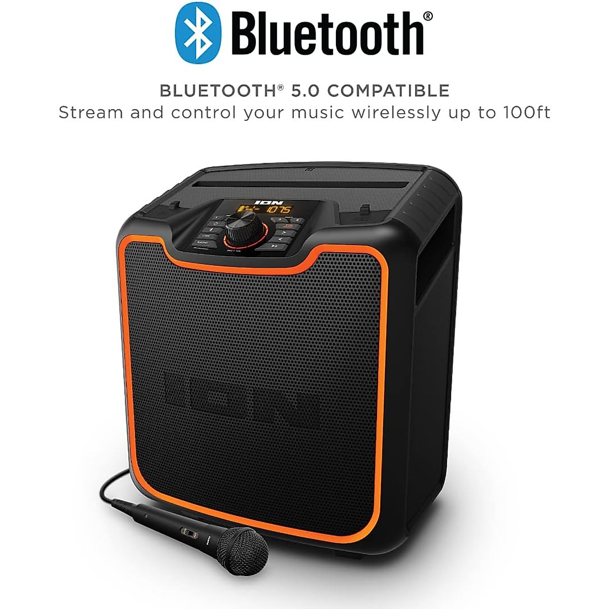 Ion Sport XL - High-Power All-Weather Rechargeable Bluetooth and NFC Enabled Speaker - MK3 (Renewed)