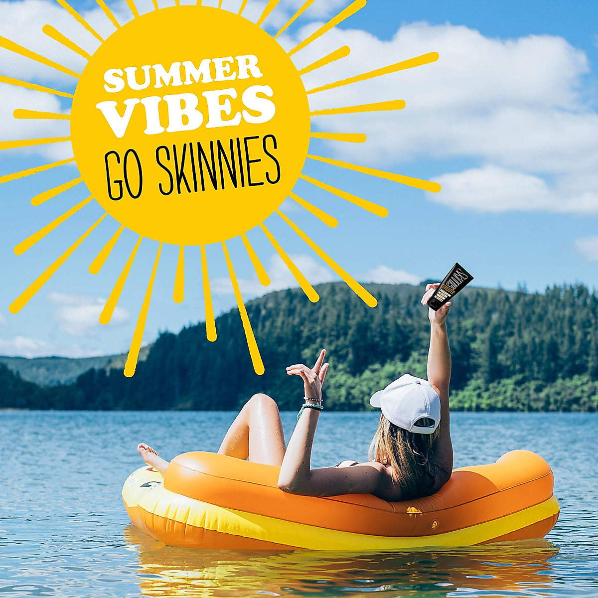 Skinnies 100ml SPF50+ CONQUER, Sungel Sun Cream, Broad Spectrum, Reef Safe, Water Resistant 4 hours