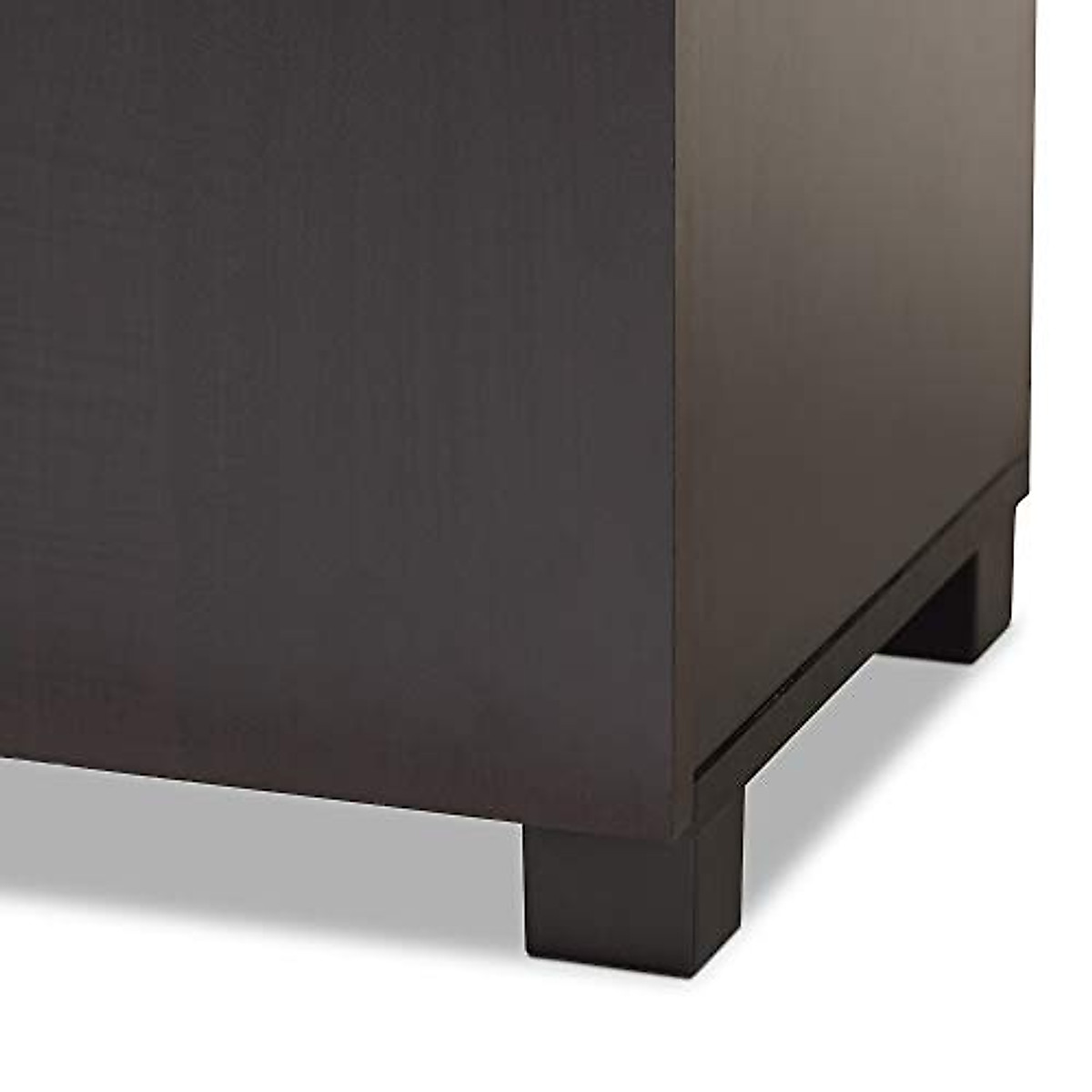 Baxton Studio Shoe Cabinets, One Size, Wenge