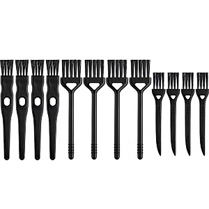 12 Pieces Electric Shaver Razor Clipper Cleaning Brush Shaver Nylon Bristles Electric Razor Duster Cleaner Brush, 3 Sizes