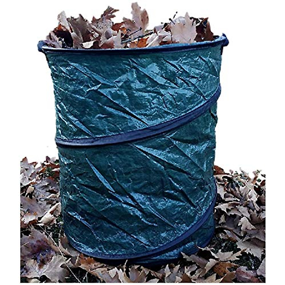 Pop Up Bin Collapsible Organizer Leaf Bag Trash Can 20-Gallon Portable Hanging Folding Organizer Camping Outdoor Garden & Ebook