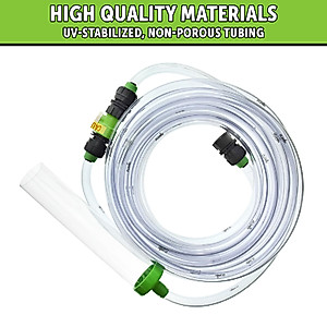 Python No Spill Clean and Fill Aquarium Maintenance System, Complete Ready-to-Use Gravel Cleaner and Water Changer for Fish Tanks, 50 Foot