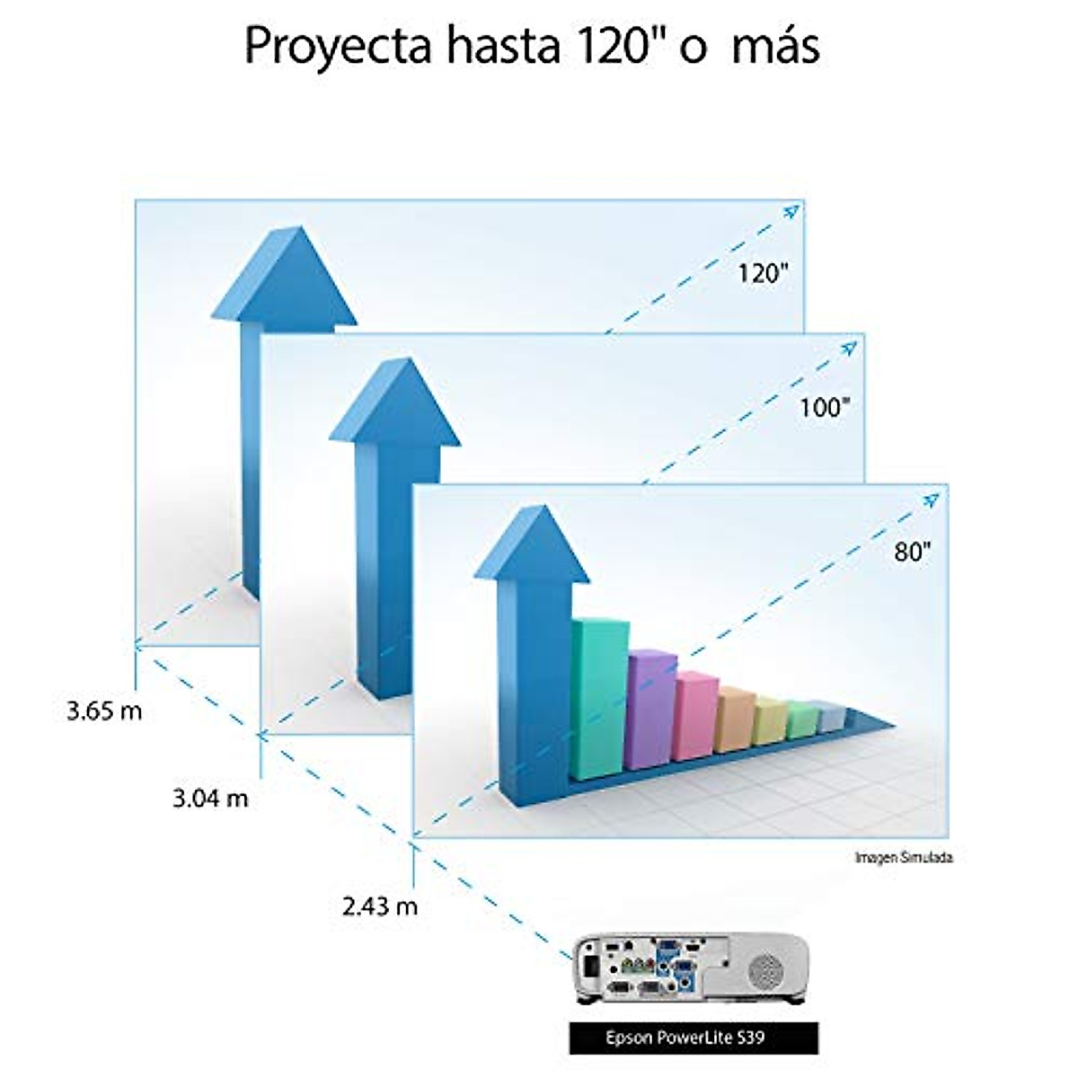 Epson V11H854020 Powerlite S39 SVGA 3LCD Projector