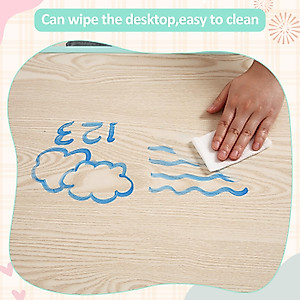 Kids Table and Chairs Set, Height Adjustable Desk with 4 Seats for Ages 2-10,Arts & Crafts Table,Graffiti Desktop, Non-Slip Legs, Max 300lbs, Children Multi-Activity Table for Classrooms,Daycares,Home