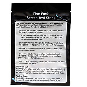 Semen Detection Test Strips, Infidelity Test Kit (5 Pack)