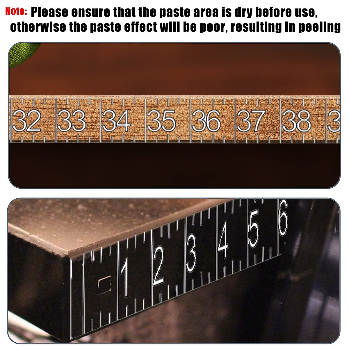 6 Pcs Fish Ruler Decal Fish Measuring Tape Sticker for Boat Adhesive Fishing Ruler Transparent Waterproof Fish Sticker Clear Tape Measure for Boats Kayak Net Gaff Fishing Accessories (42 Inch)