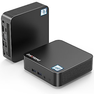Mini PC N100 Intel N100 (4C/4T, 3.4GHz) 16GB DDR4 RAM 512GB SSD，USB-C*2 Full function/Win11 Pro/ WIFI5/ Bluetooth 5.2/ RJ45/USB*4 / HDMI*2 /Type-c*2 4K@60Hz Triple Display, Power Saving Computer