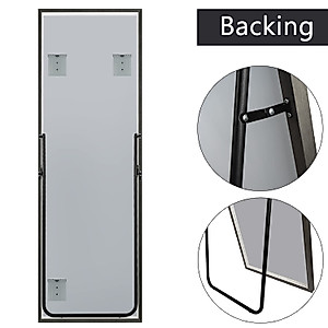 H&A 65"x22" Full Length Mirror Full Body Mirror Bedroom Floor Standing or Hanging